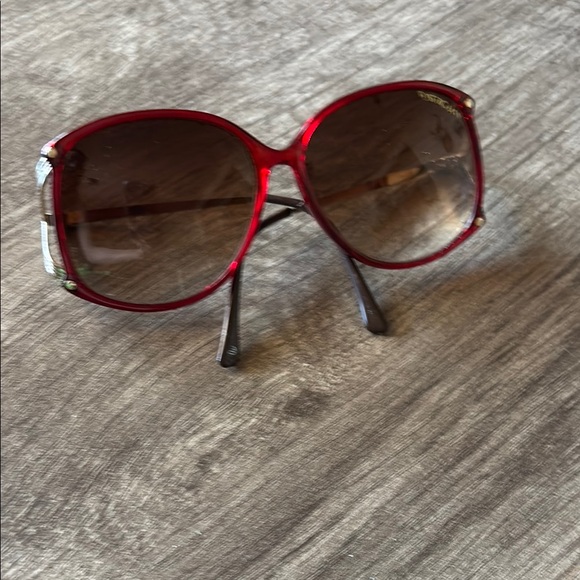 Foster Grant | Accessories | Foster Grant Red Oversized Gradient ...